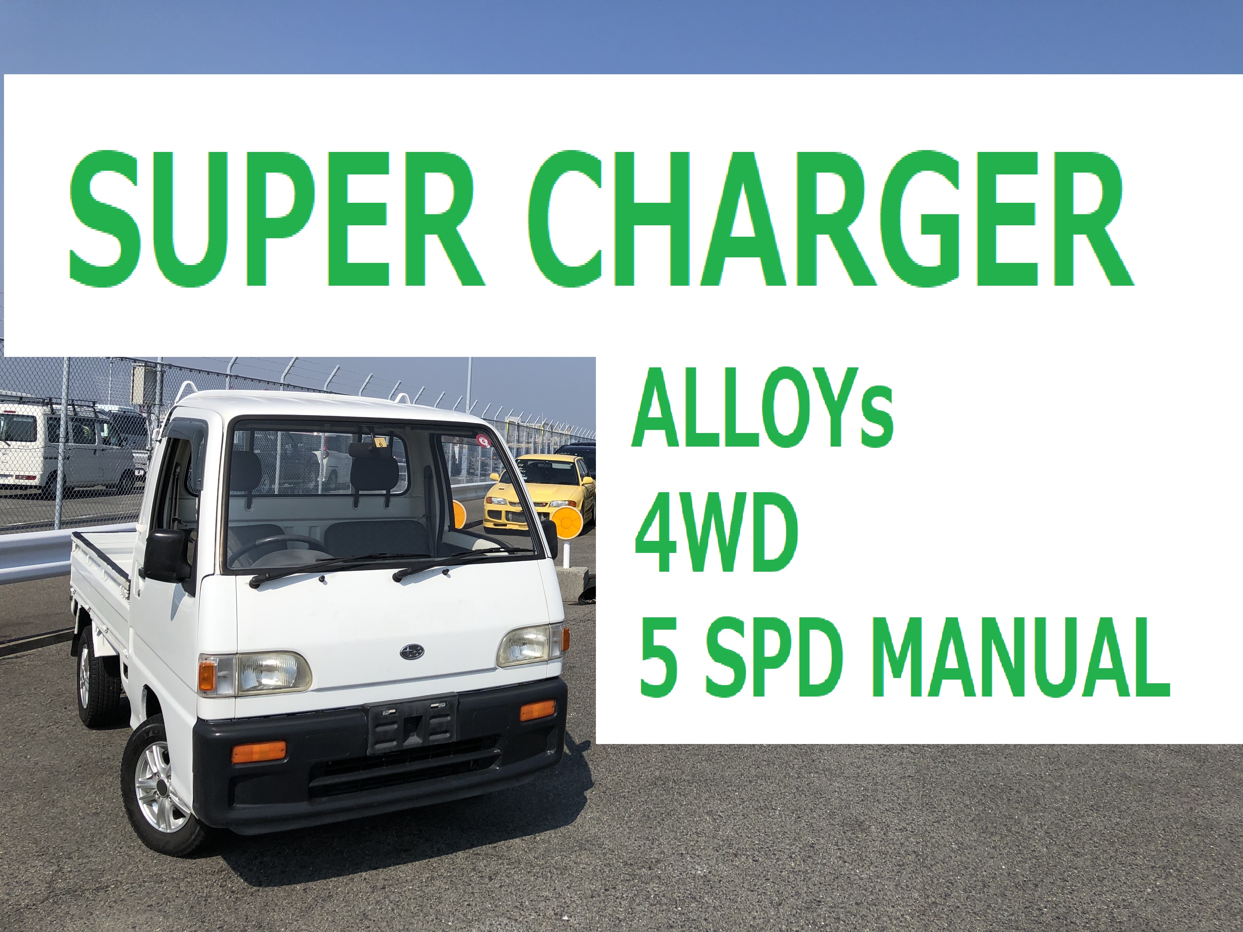 1995 Subaru Sambar Truck KS4 4WD - Car Price $4,200