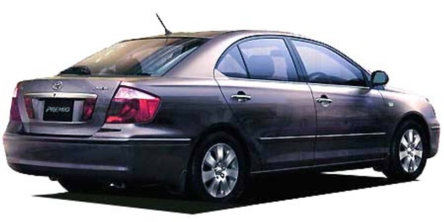 Toyota Premio F Standard Package Specs, Dimensions and Photos | CAR ...
